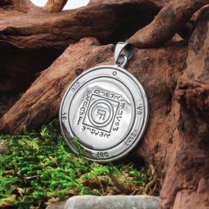 Fifth Pentacle of Venus Pendant Necklace - Sterling Silver Key of ...