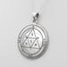 Third Pentacle of Mars Pendant - Sterling Silver Key of Solomon Seal ...
