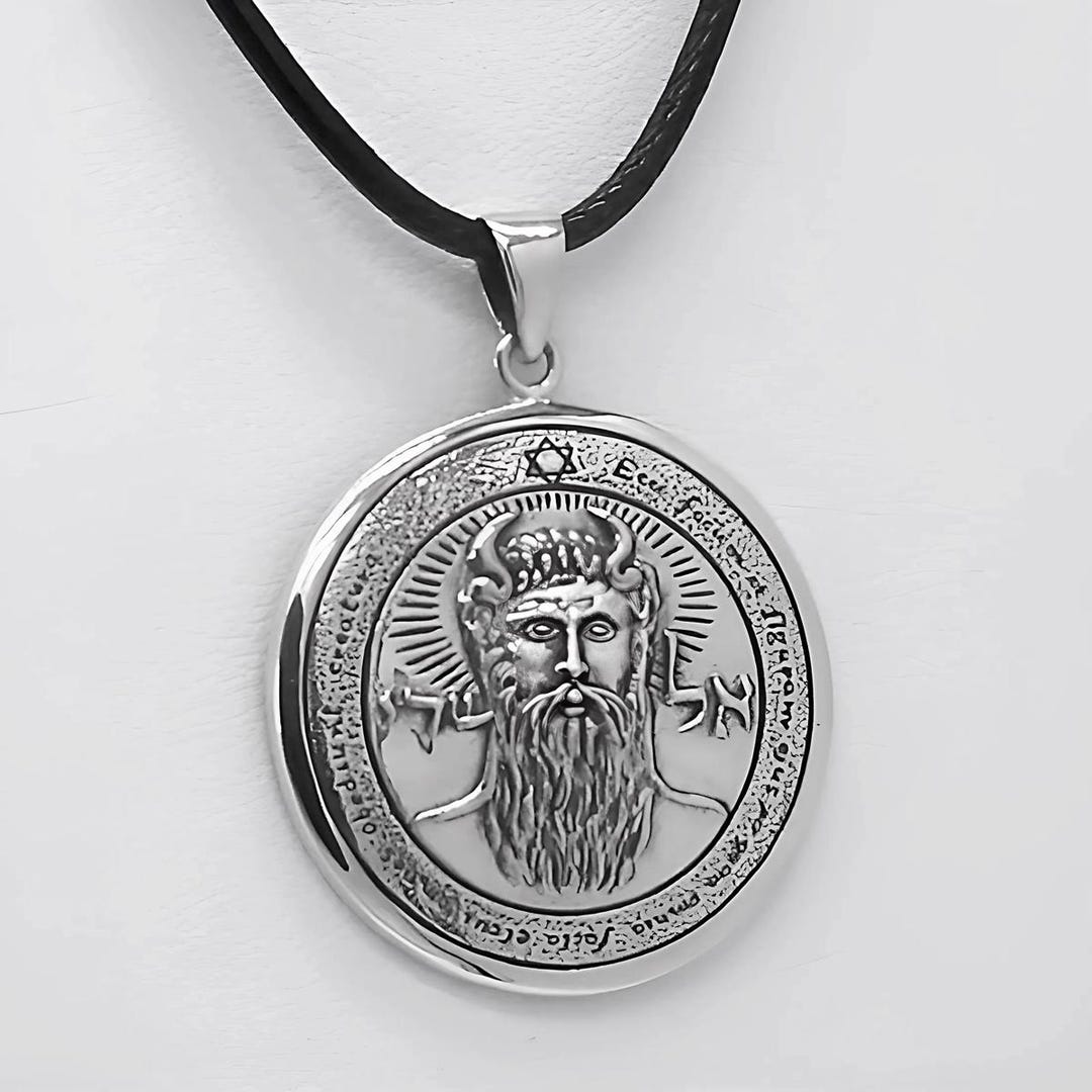 First Pentacle of the Sun Pendant - Sterling Silver Key of Solomon ...