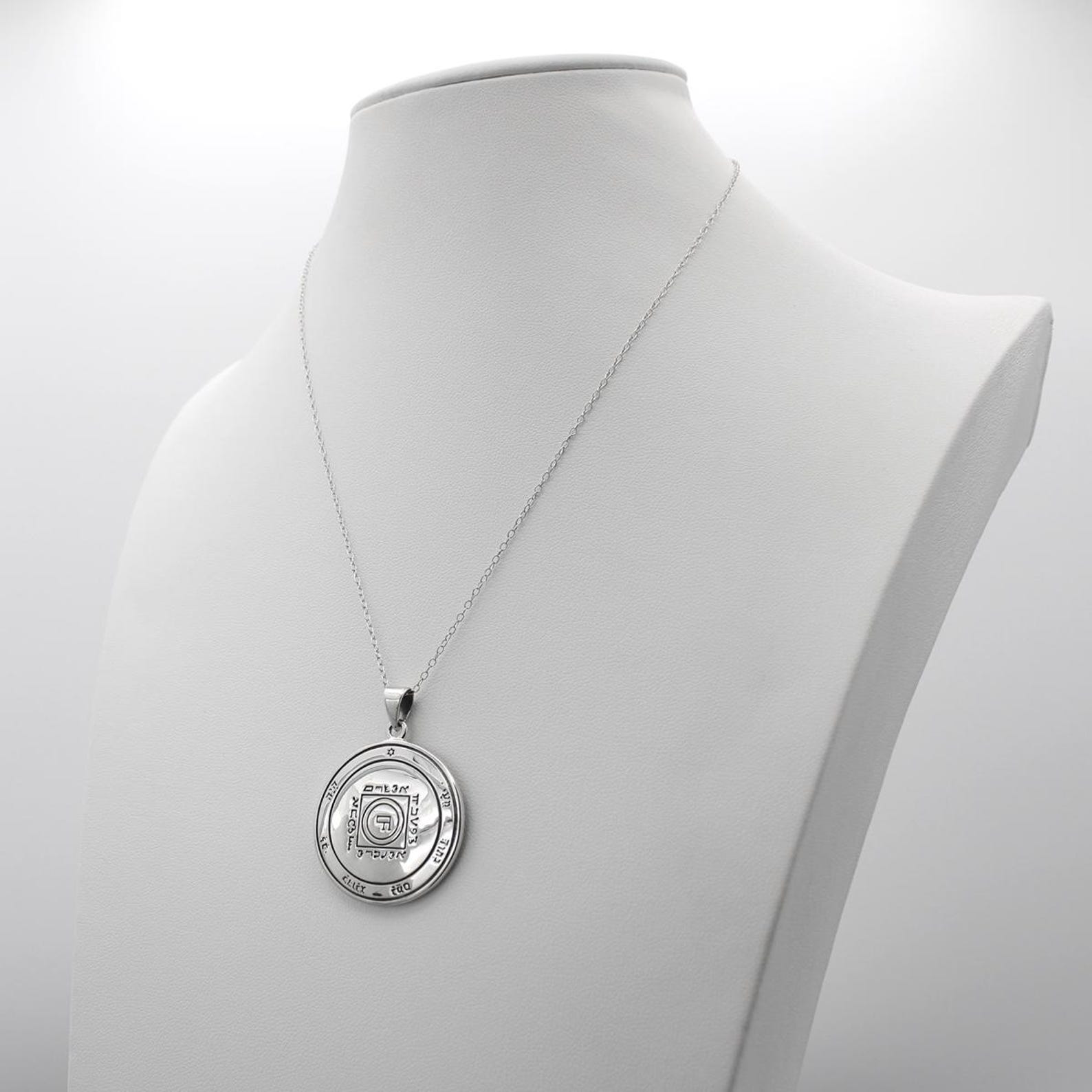 Fifth Pentacle of Venus Pendant Necklace - Sterling Silver Key of ...