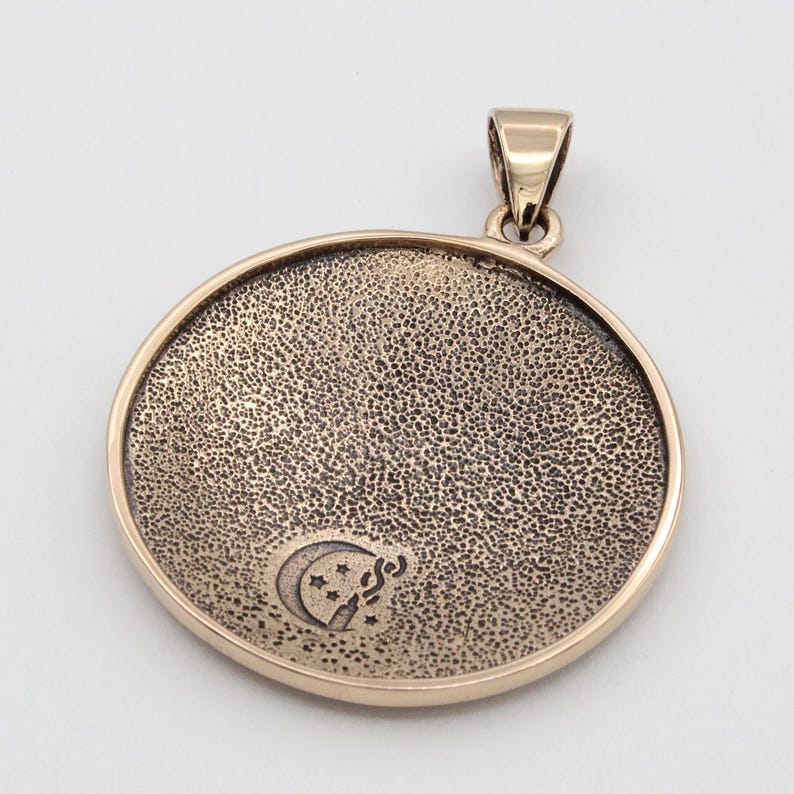 Seventh Pentacle of Jupiter Pendant - Solid Bronze King Solomon Wealth ...