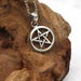 Witch Locket Necklace - Sterling Silver Wiccan Pentacle Spell Locket ...