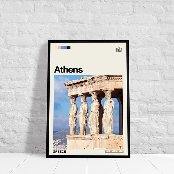 Athens Poster - Etsy