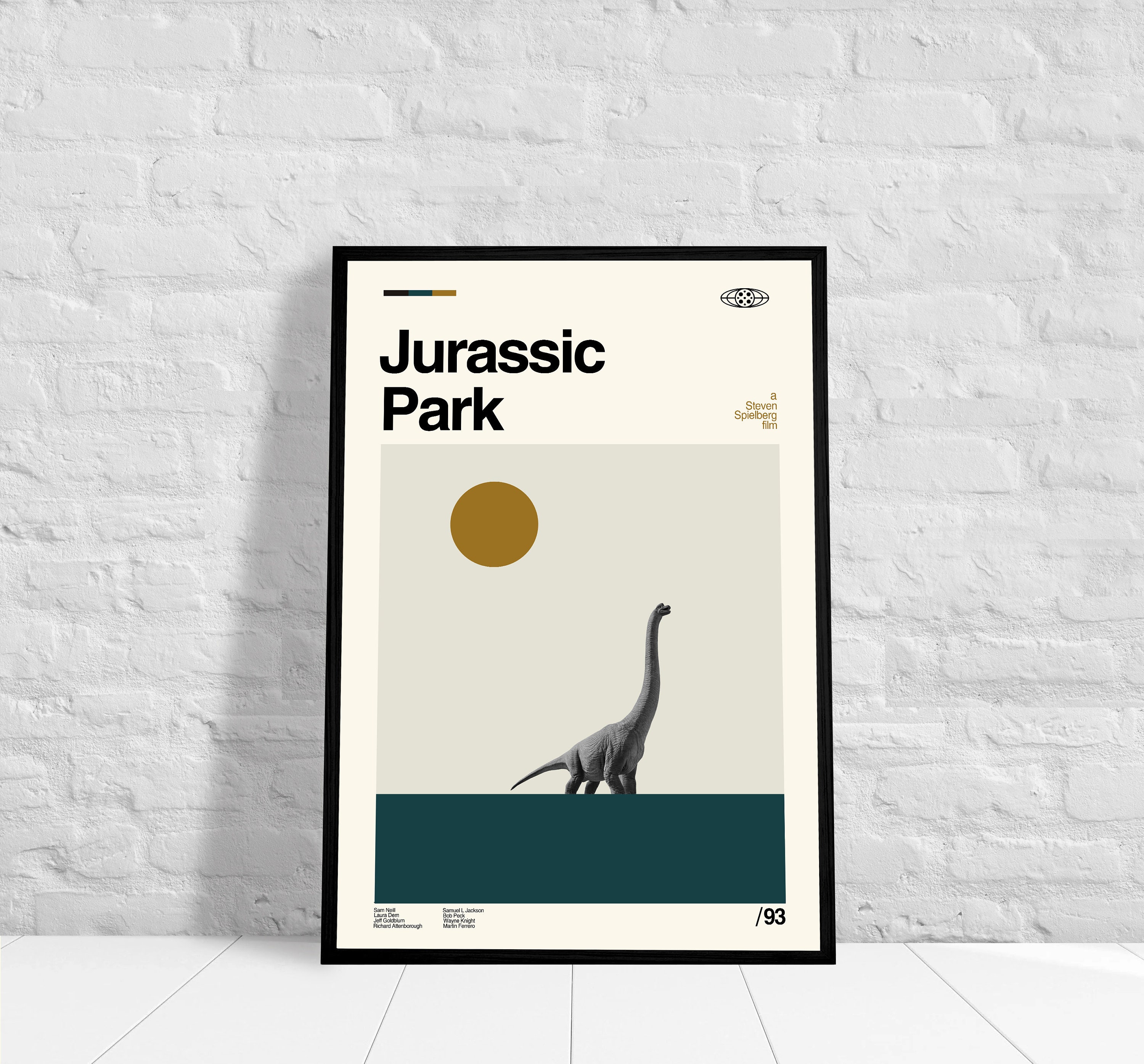 JURASSIC PARK Poster, Jurassic World Poster, Retro Modern Art