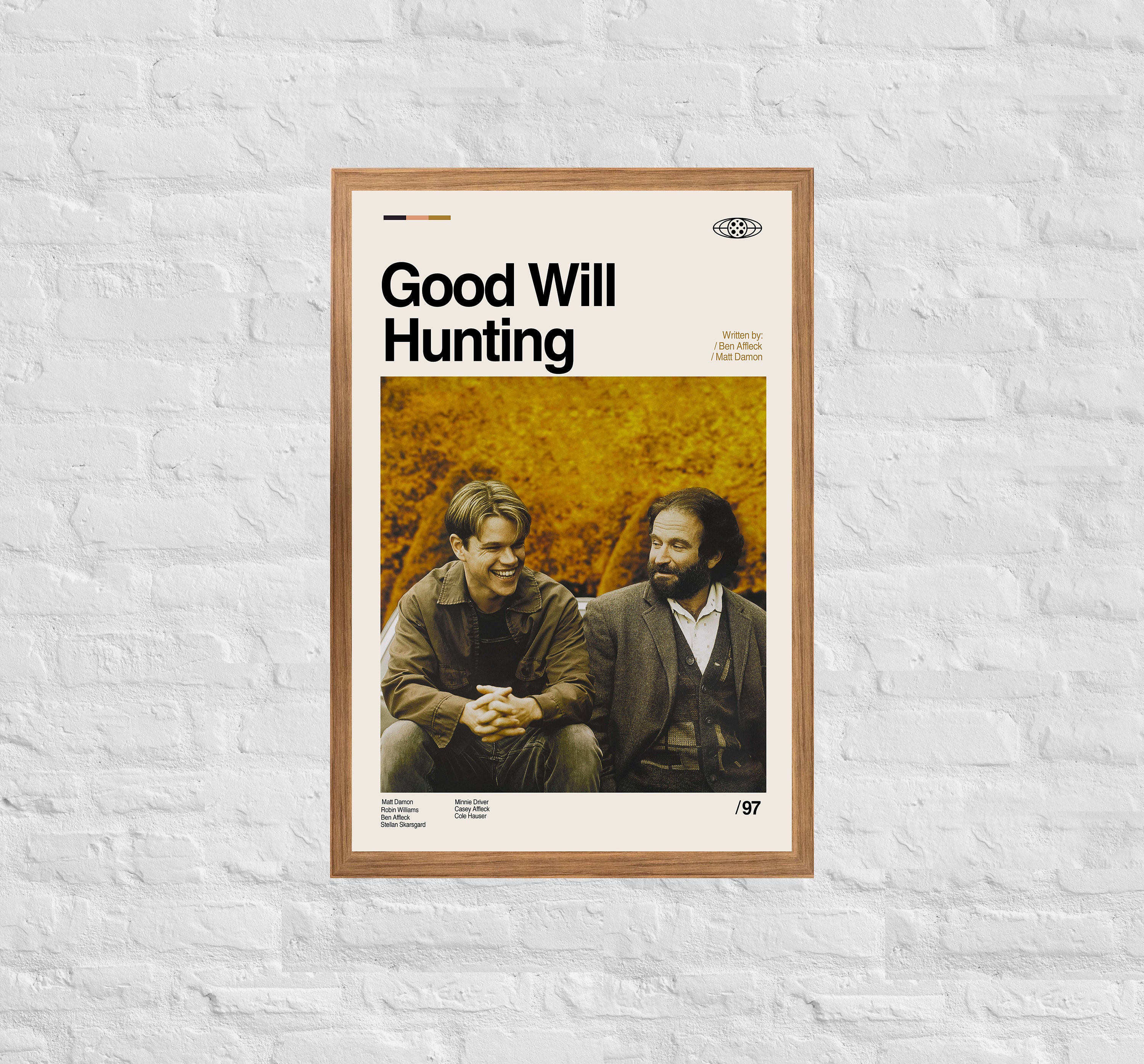 Good Will Hunting Movie Poster, Robin Williams, Movie Poster sold by ...