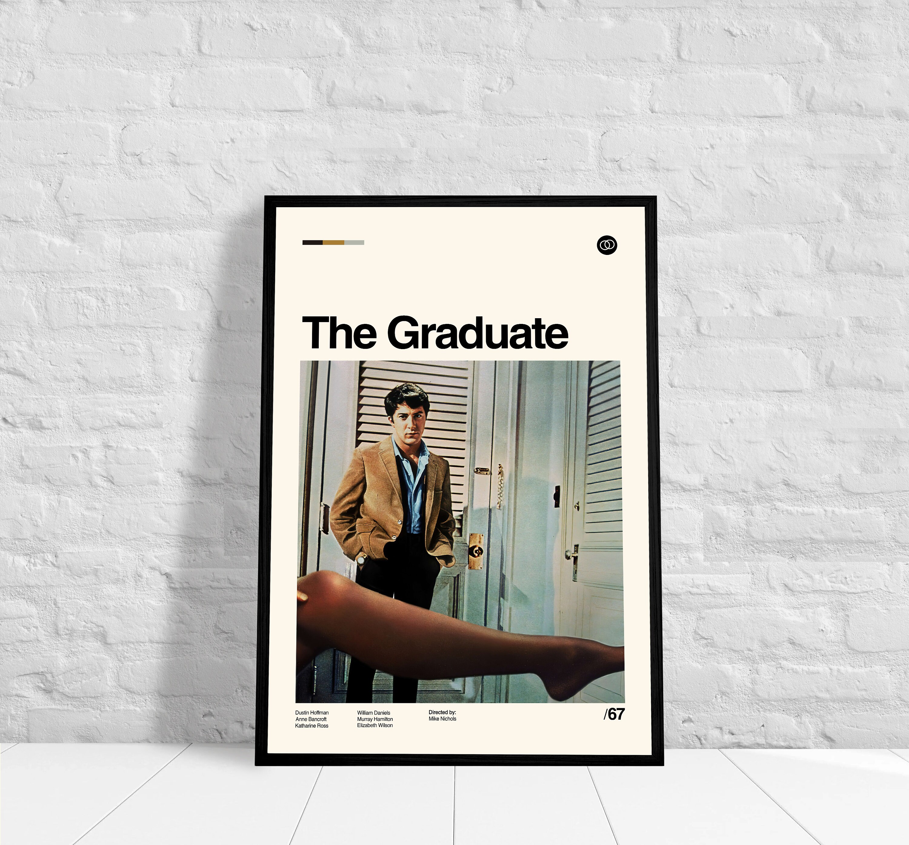 The Graduate Movie Poster, The Graduate Poster, Retro Modern Art sold ...