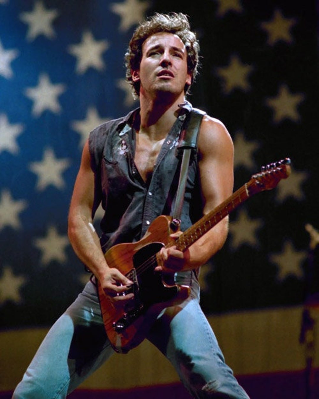 Famous Rock Singer BRUCE SPRINGSTEEN Glossy 8x10 or 11x14 Photo Print ...