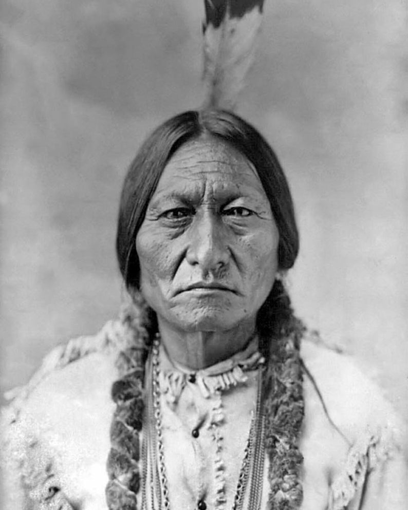 1885 CHIEF SITTING BULL Glossy 8x10 or 11x14 Photo Print - Etsy