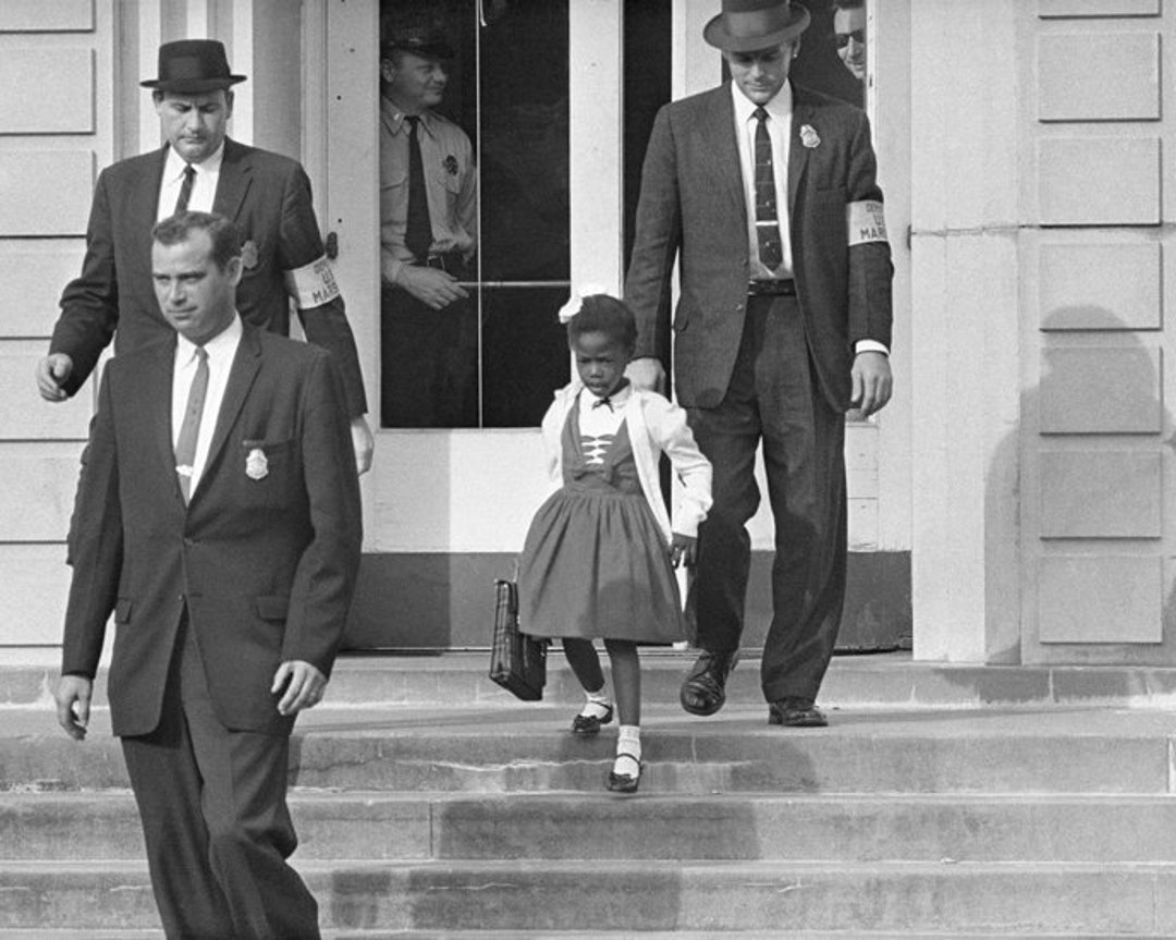 1960 Civil Rights RUBY BRIDGES Glossy 8x10 or 11x14 Photo New Orleans ...