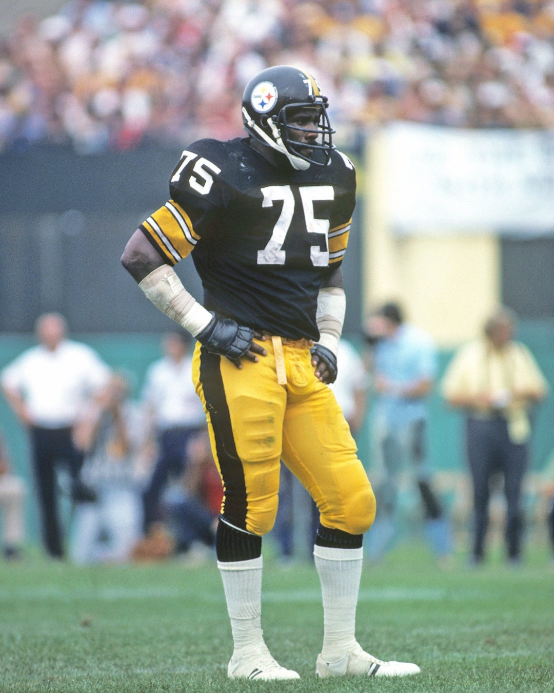 Hall of Famer JOE GREENE Glossy 8x10 Photo Pittsburgh Steelers Print ...