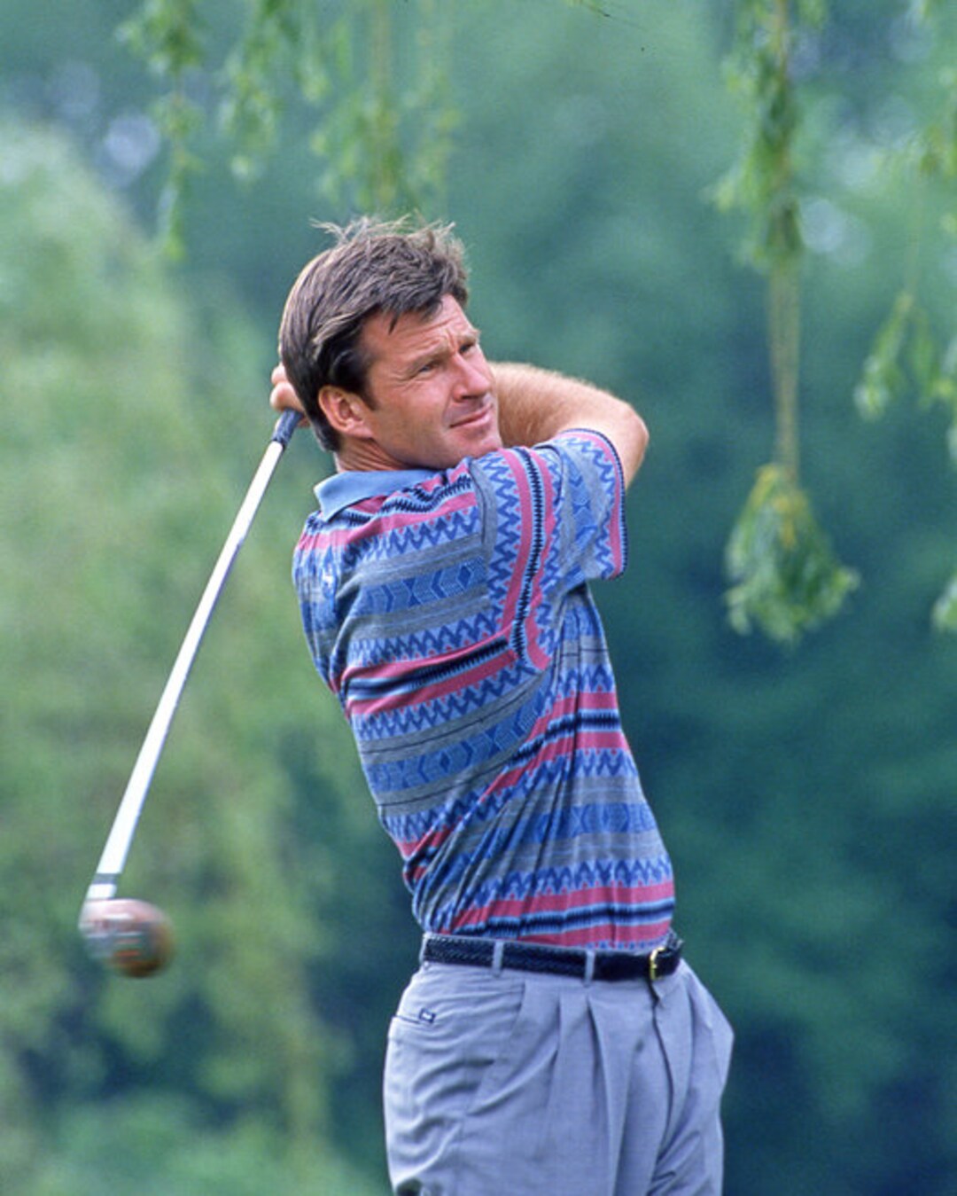 Golf Legend Nick Faldo Glossy 8x10 or 11x14 Photo Print Golf Swing ...