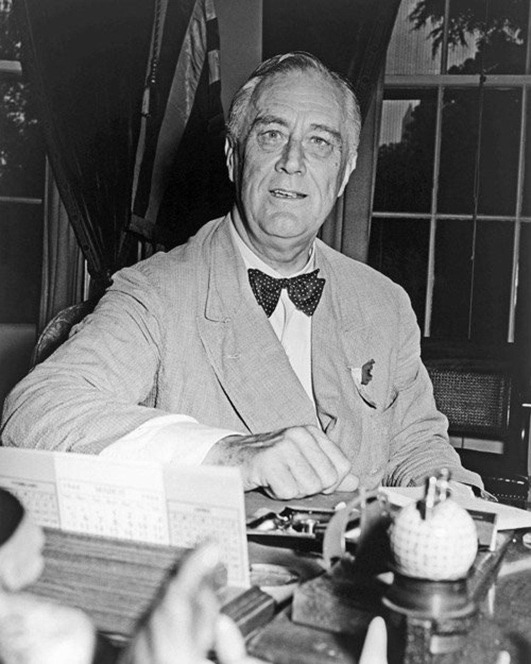 32nd US President FRANKLIN D ROOSEVELT Glossy 8x10 or 11x14 Photo Print ...