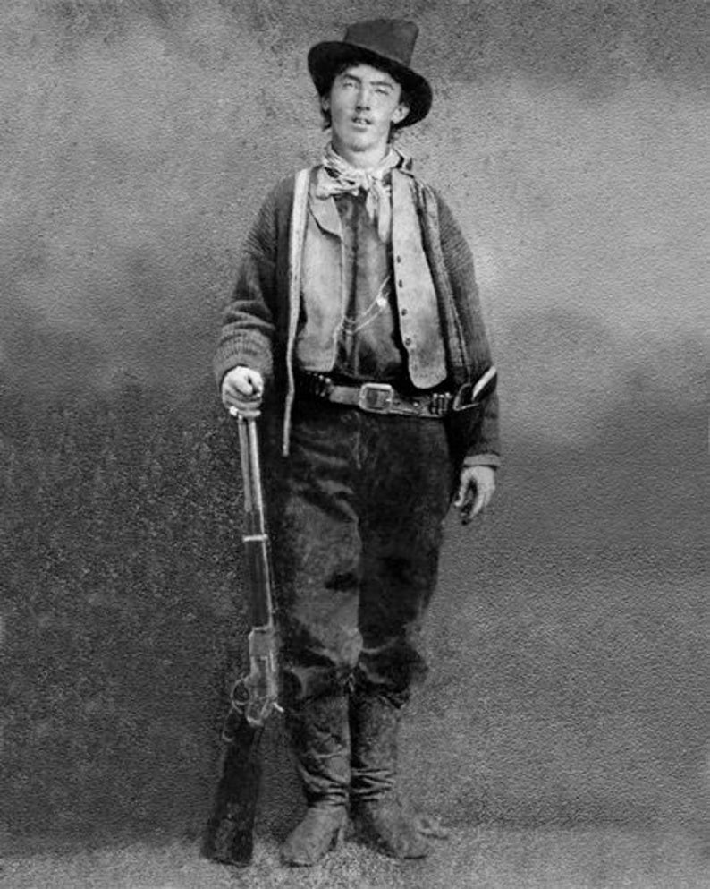 Famous Gunfighter BILLY THE KID Glossy 8x10 or 11x14 Photo Print ...
