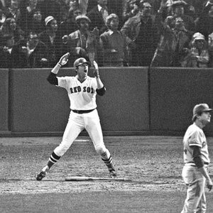 1975 Baseball Legend CARLTON FISK Glossy 8x10 or 11x14 Photo Boston Red ...