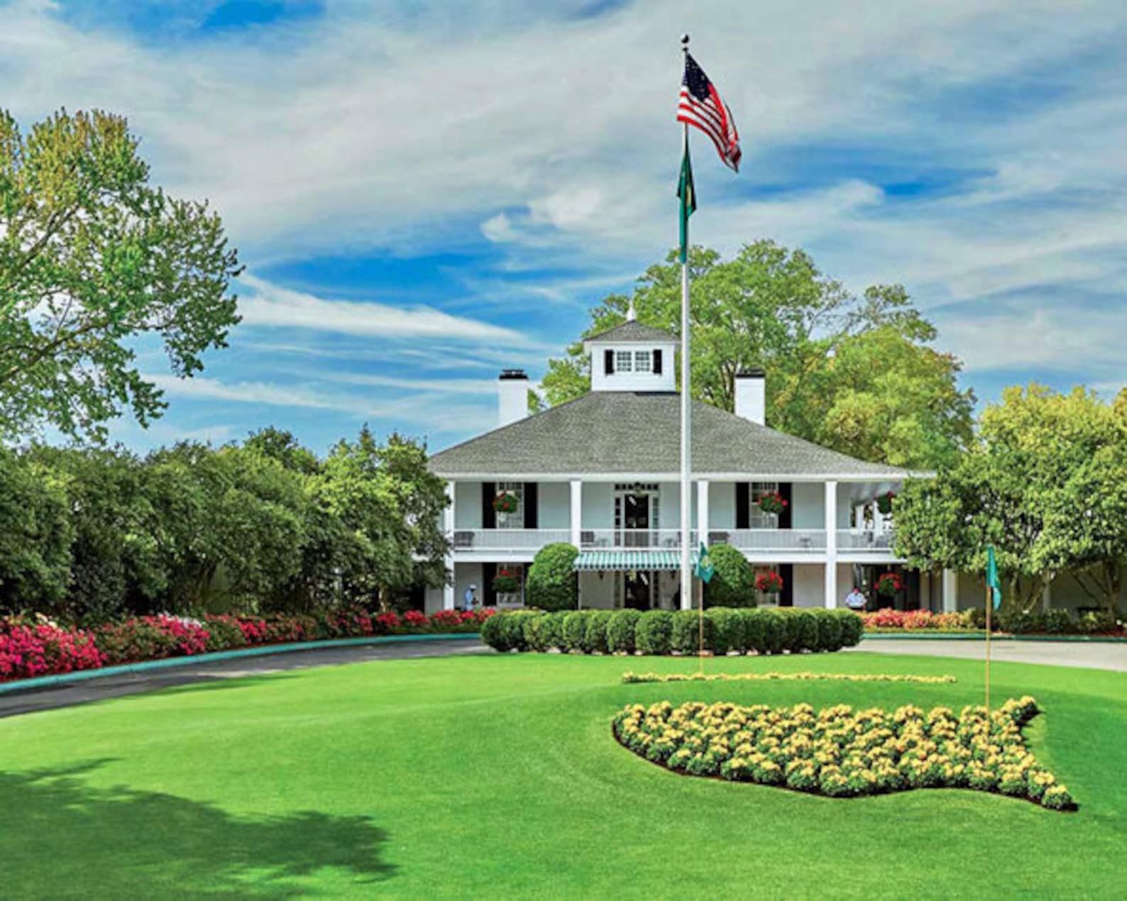 Clubhouse at the MASTERS Glossy 8x10 or 11x14 Photo Augusta National ...