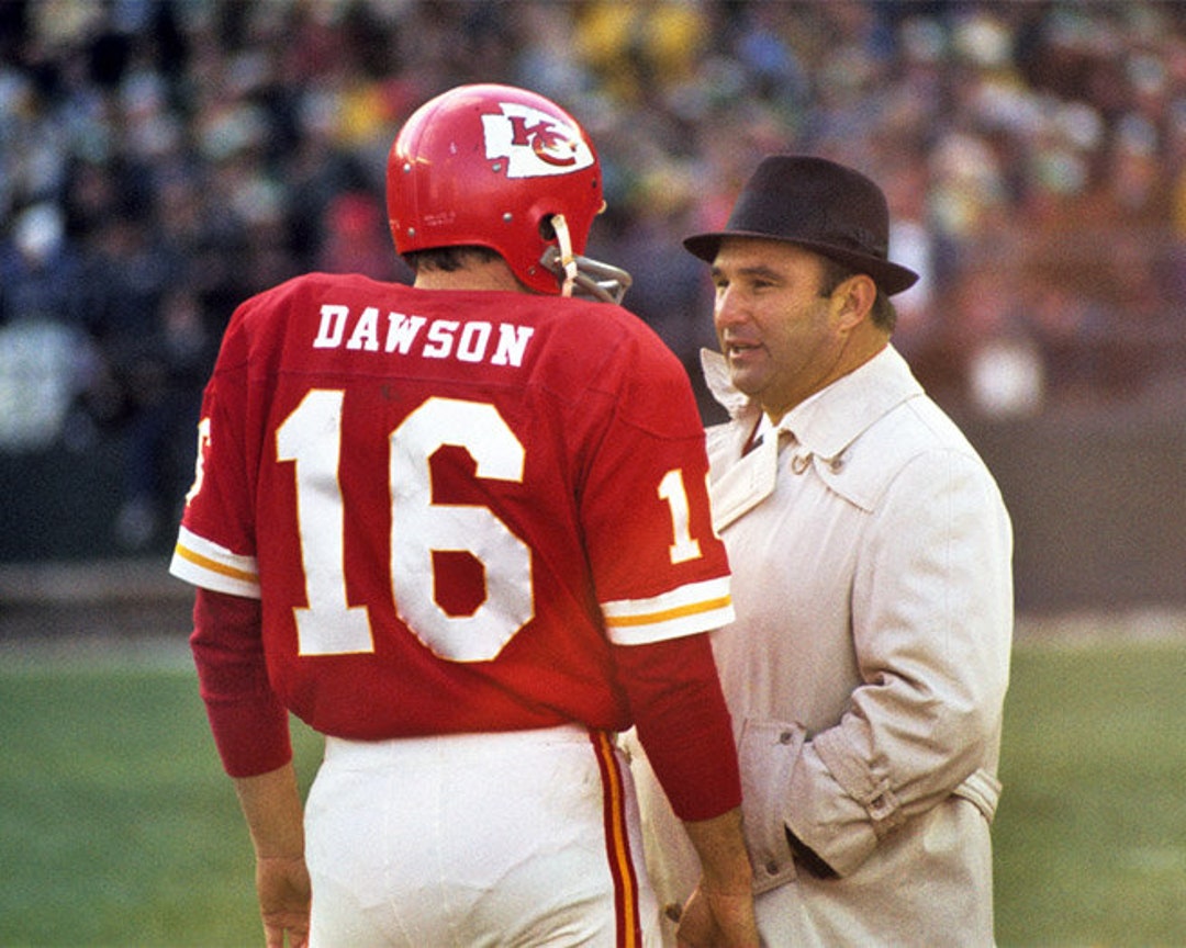 Kansas City Chiefs LEN DAWSON and Hank Stram Glossy 8x10 or 11x14 Photo ...