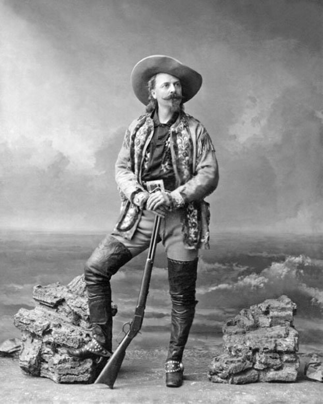 Wild West Showman BUFFALO BILL Glossy 8x10 or 11x14 Photo Cowboy Shows ...