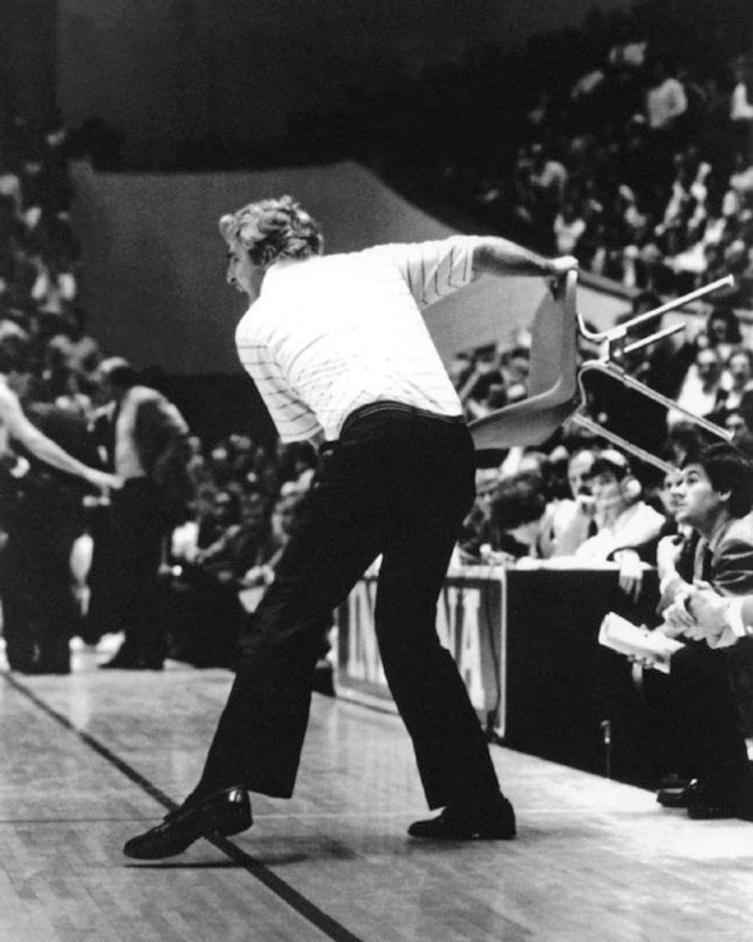 Famous Coach BOBBY KNIGHT Glossy 8x10 or 11x14 Photo Indiana Hoosiers ...