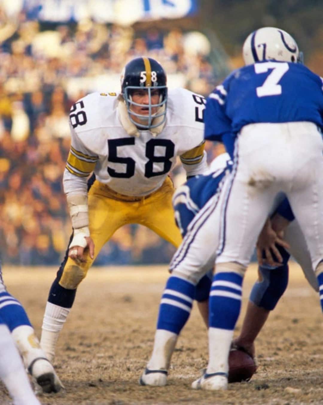 Football Legend JACK LAMBERT Glossy 8x10 Photo Pittsburgh Steelers ...