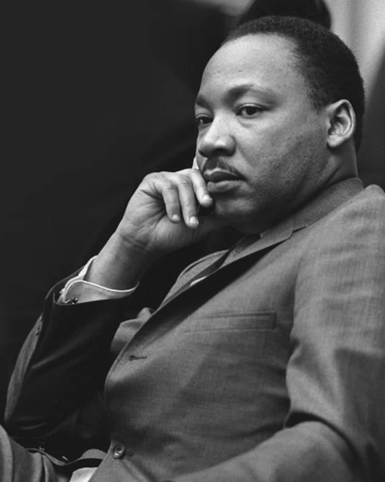Civil Rights Activist MARTIN LUTHER KING Jr Glossy 8x10 or - Etsy