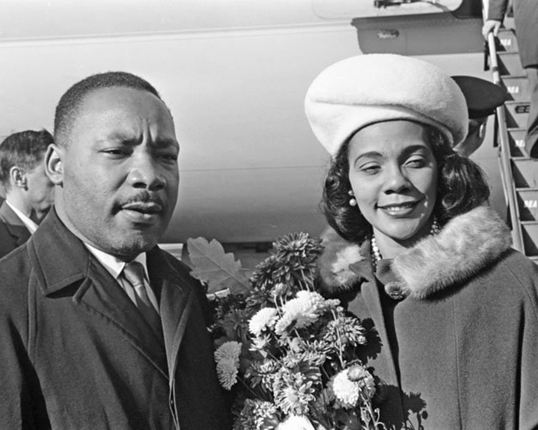 Civil Rights Activist MARTIN LUTHER KING Jr & Coretta Scott King Glossy ...