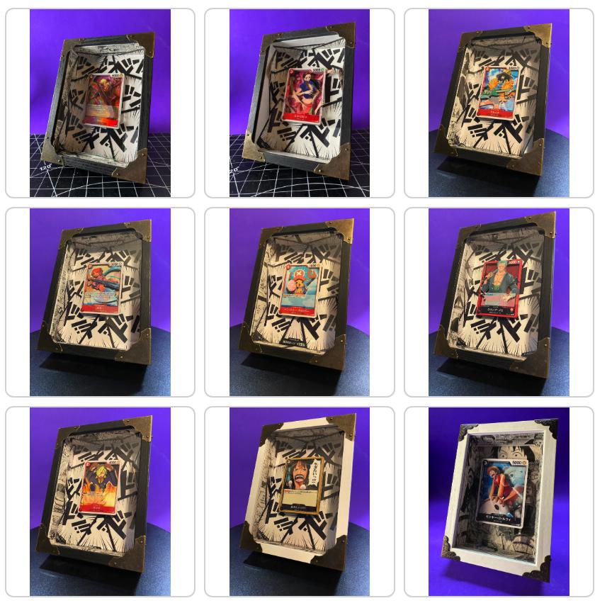 Straw Hat Pirates - 3D One Piece Shadow Boxes - Etsy