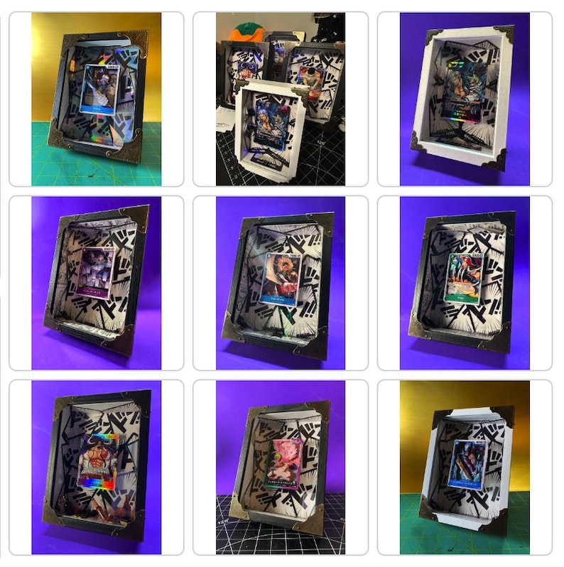 Straw Hat Pirates Villains - 3D One Piece Shadow Boxes - Etsy