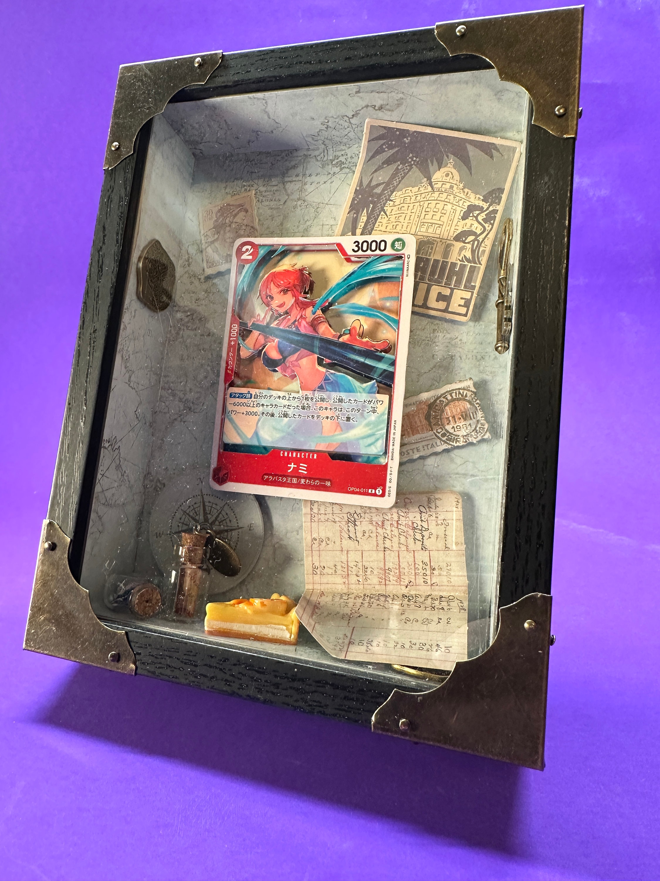 One Piece TCG 3D Shadow Boxes - MAPS!! Edition - Nami - Etsy
