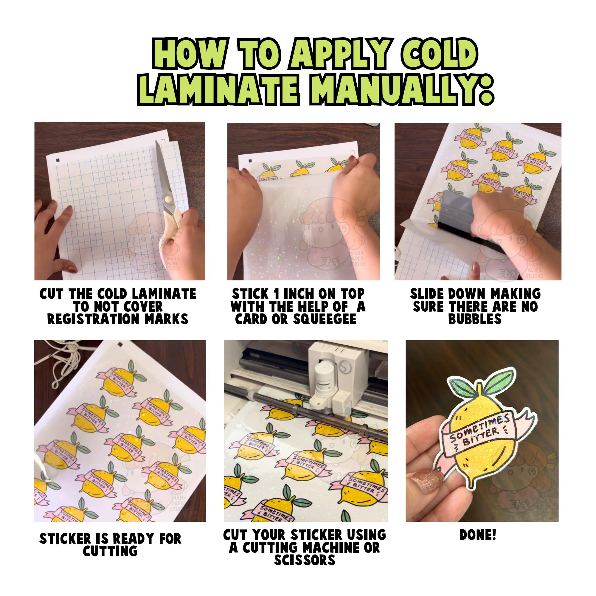 Broken Glass Cold Laminate Sheets A4 Self Adhesive Protective Overlay ...