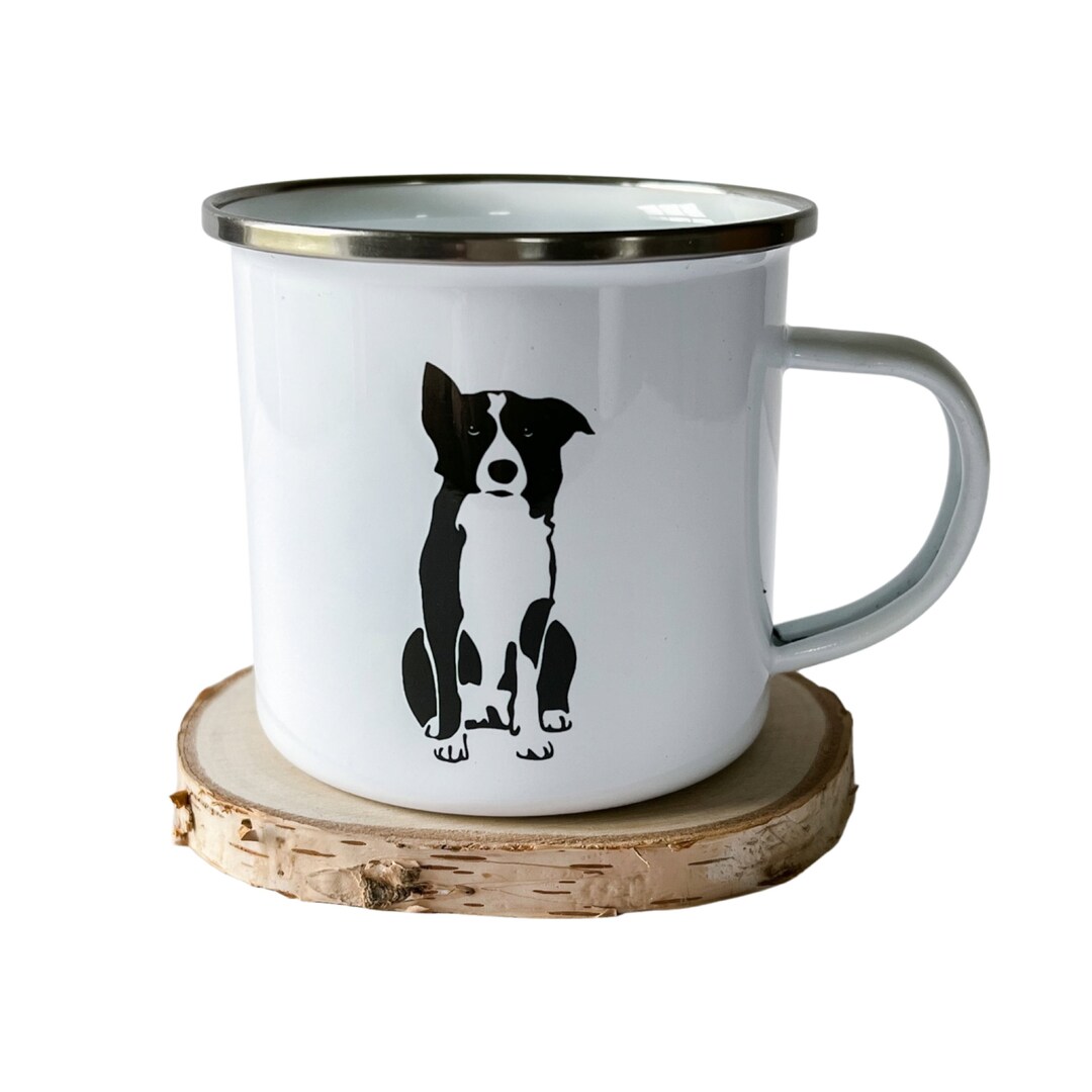 BORDER COLLIE MUG Unique Black/tan Border Collie Artwork Designed Mug ...
