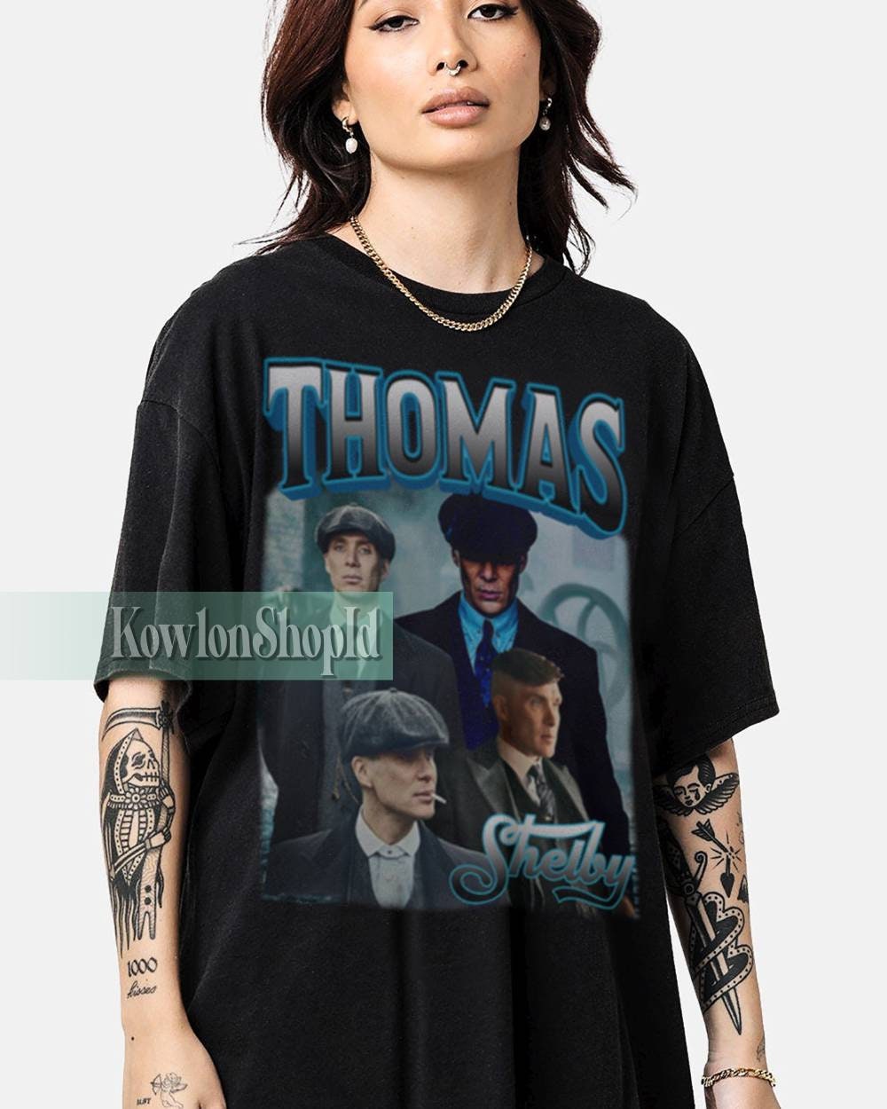 Thomas Shelby Vintage Bootleg tshirt 90s Retro sold by Ian Duffy | SKU ...