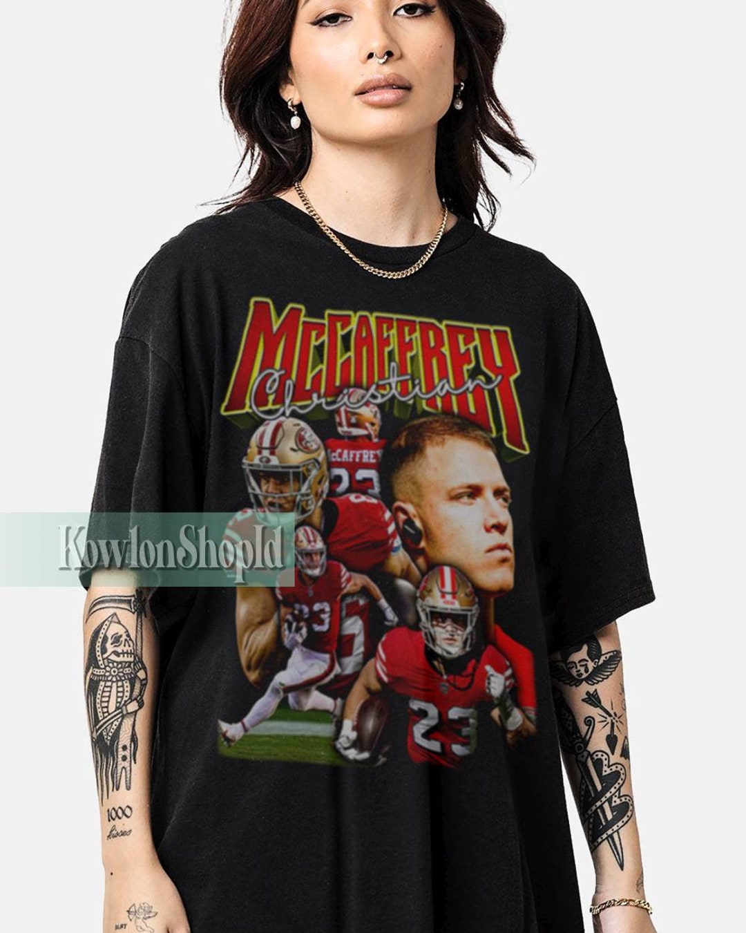 Christian Mccaffrey Shirt Graphic Sport Tshirt Player Best - Etsy