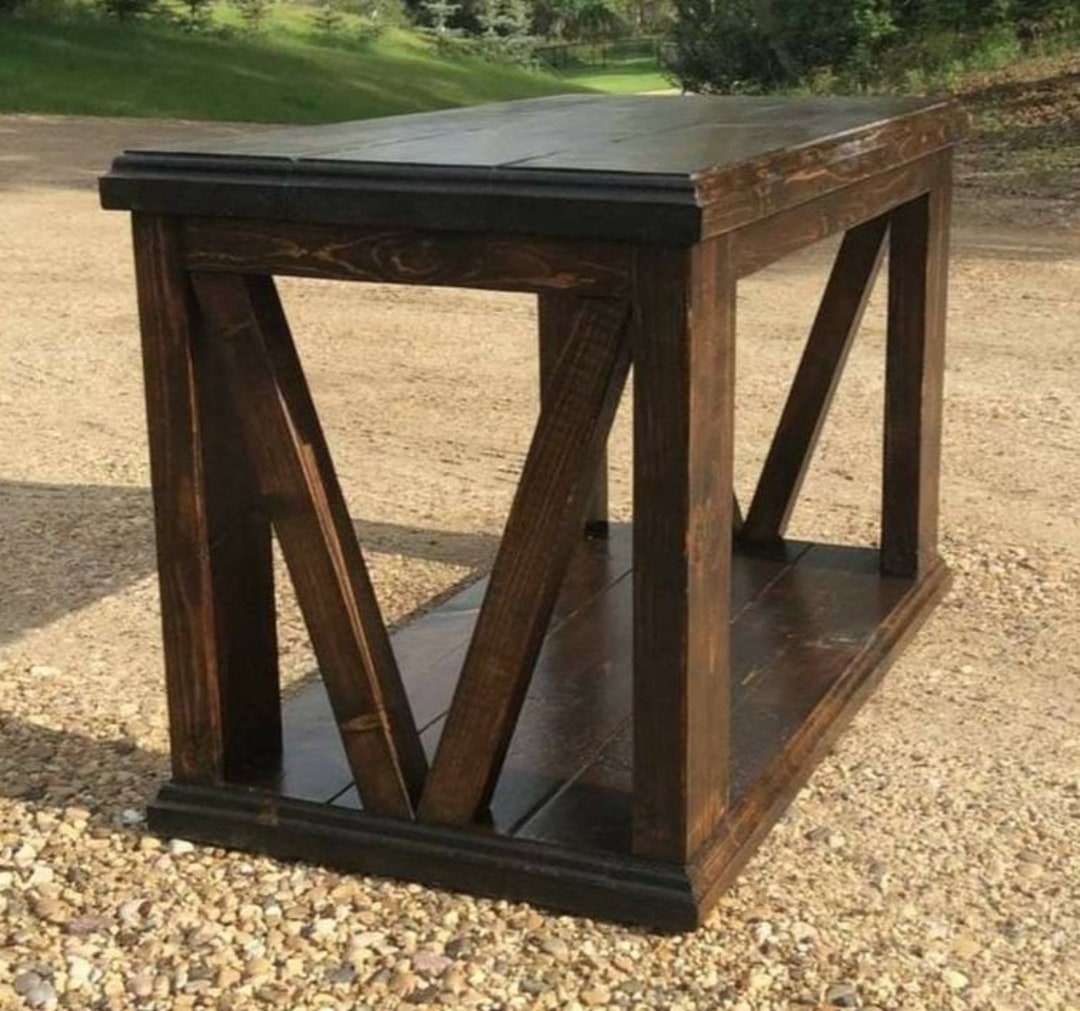 Solid Wood Entryway Bench - Etsy