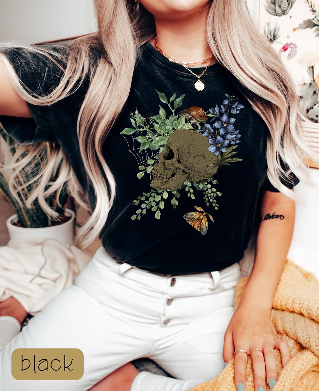 Forestcore Comfort Colors Shirt, Dark Cottagecore Tshirt, Dark ...