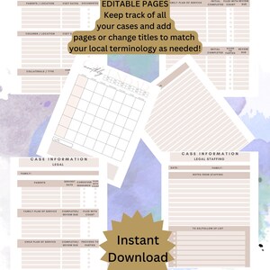 Editable Social Worker Journal, Social Worker Notebook, Social Worker ...