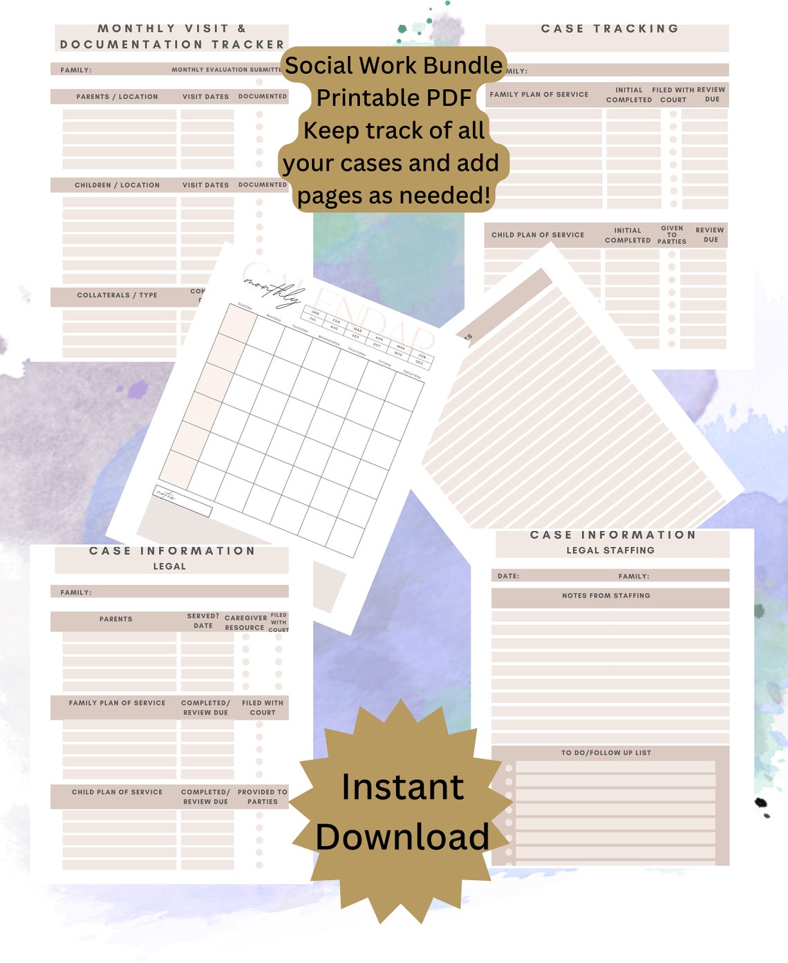 Social Worker Journal, Social Worker Notebook, Social Worker Tracking ...