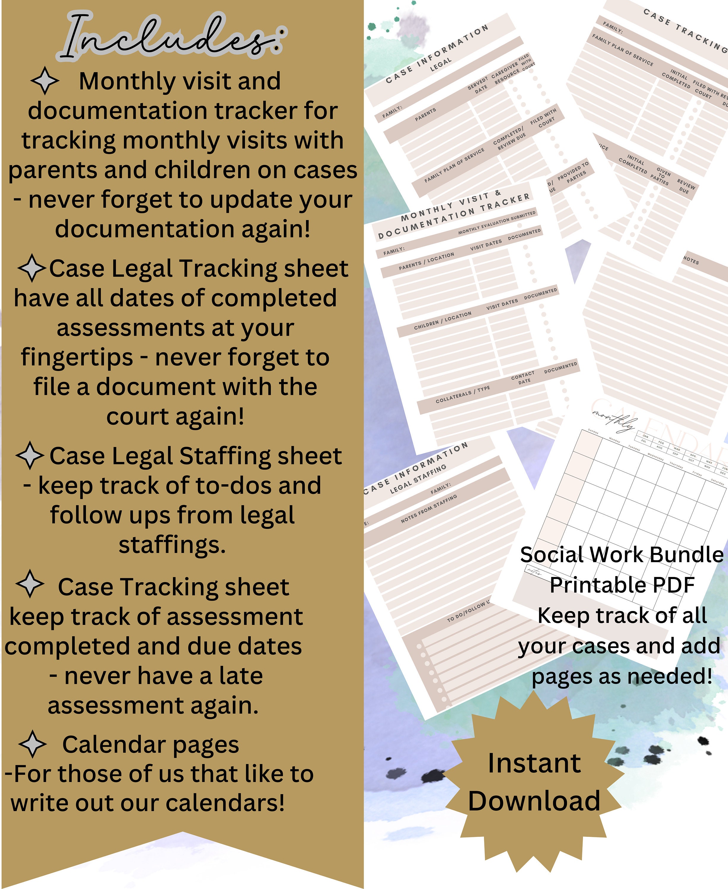 Social Worker Journal, Social Worker Notebook, Social Worker Tracking ...