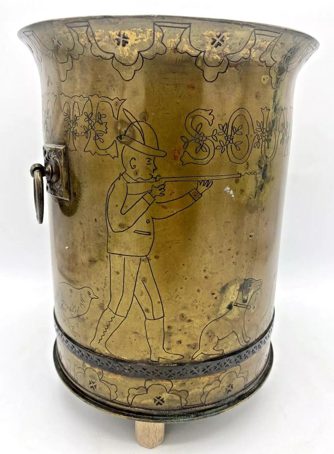 Heavy Antique French Trench Art Planter Early 1900's Copper - Etsy