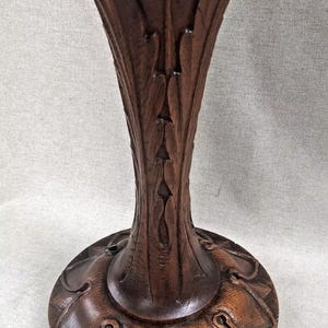 Large Antique German Black Forest Wood Base Early 1900's Woodwork ...