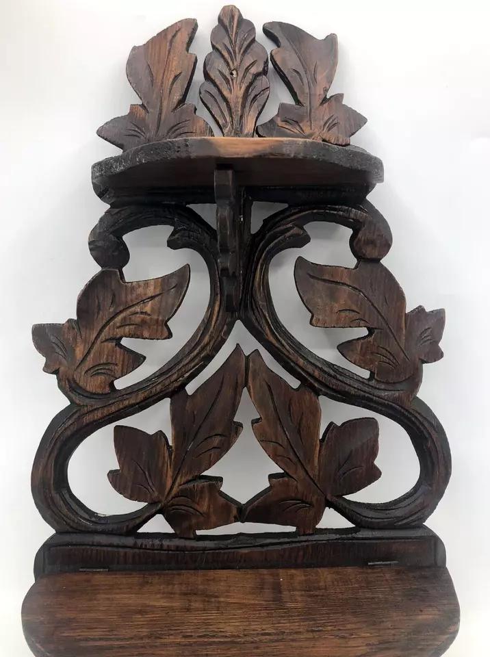 Antique German Black Forest Foldable Shelf Early 1900's Woodwork - Etsy