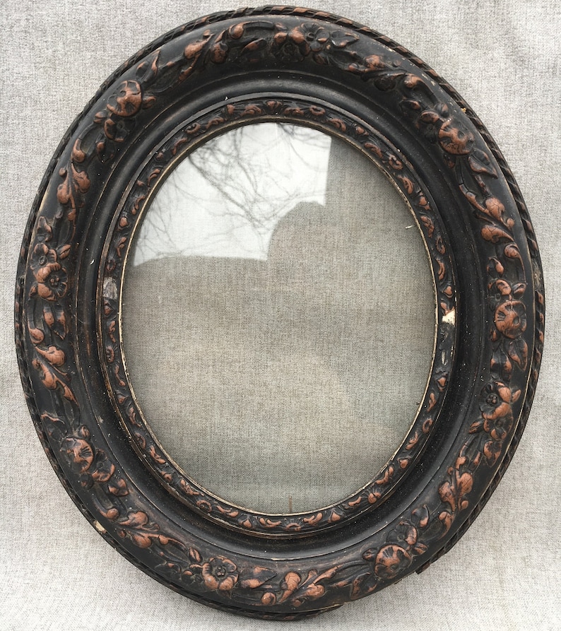 Small Antique French Picture Frame 19th Century Wood Stucco - Etsy UK