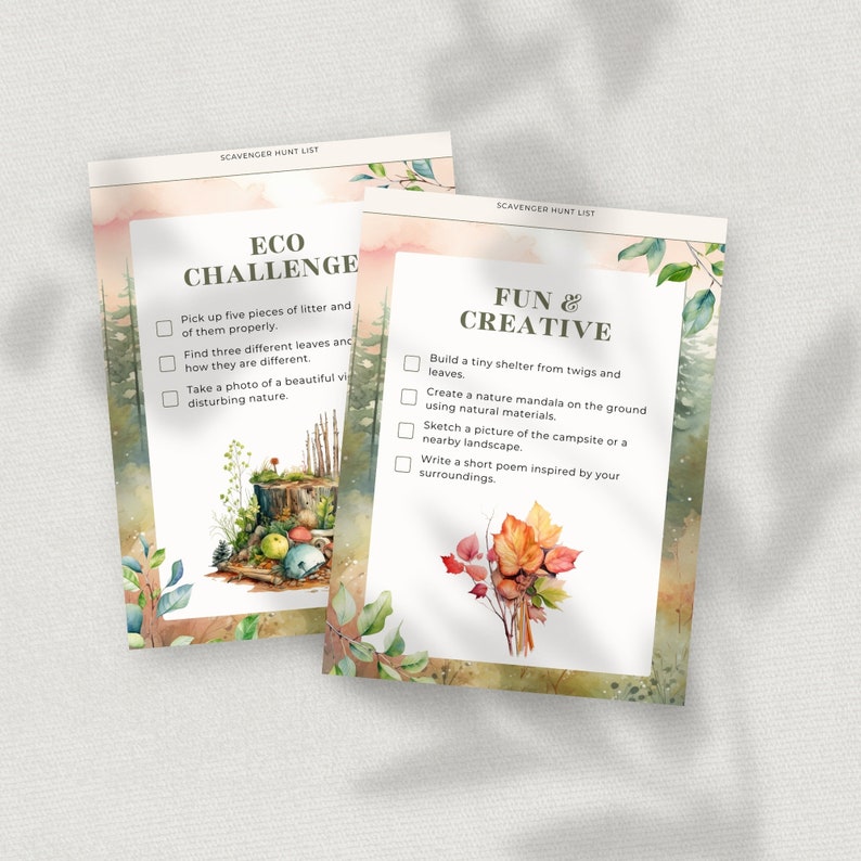 Camping Scavenger Hunt for Kids | Kids Activities | Kids Fun | Camping ...