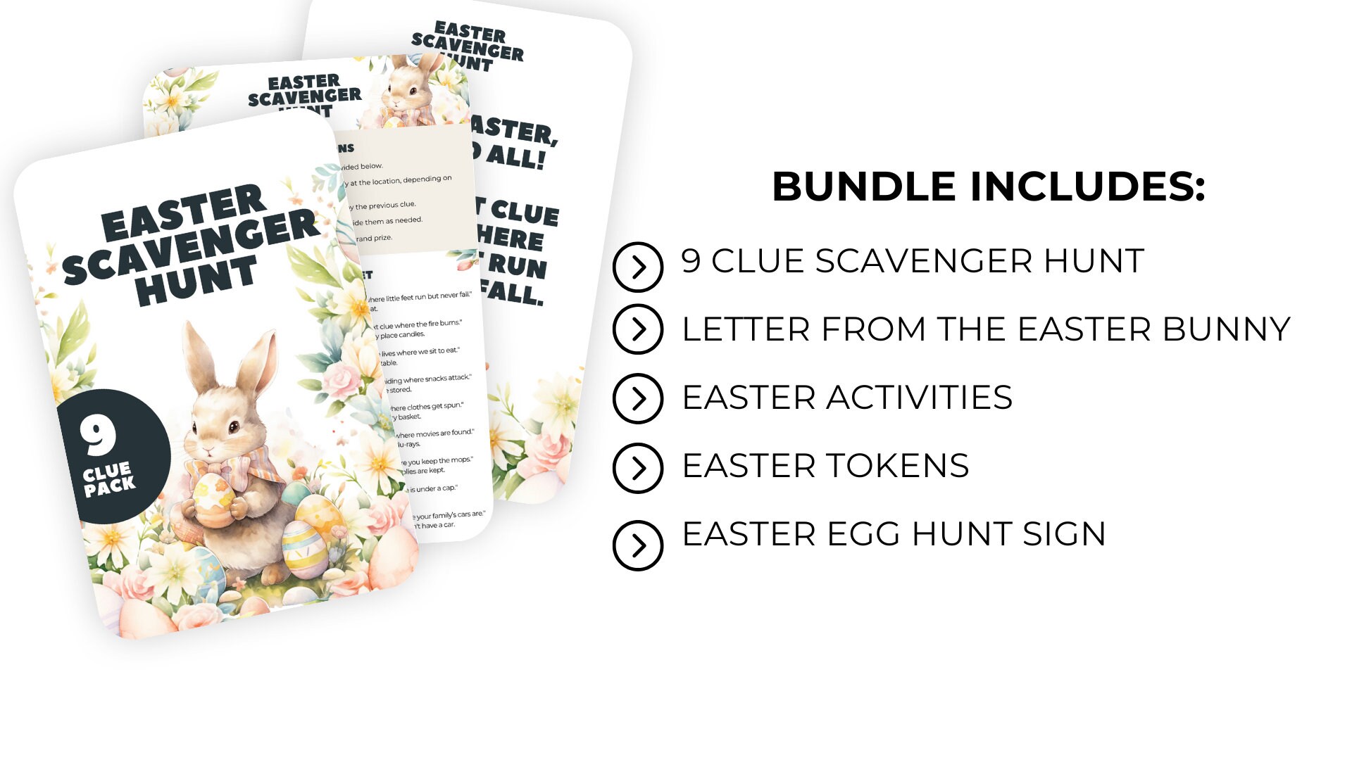 Easter Scavenger Hunt | Printable Easter Scavenger Hunt | Easter ...