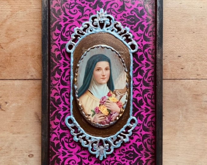 The Little Flower, St Therese of Lisieux, Saint Art, One of a Kind ...