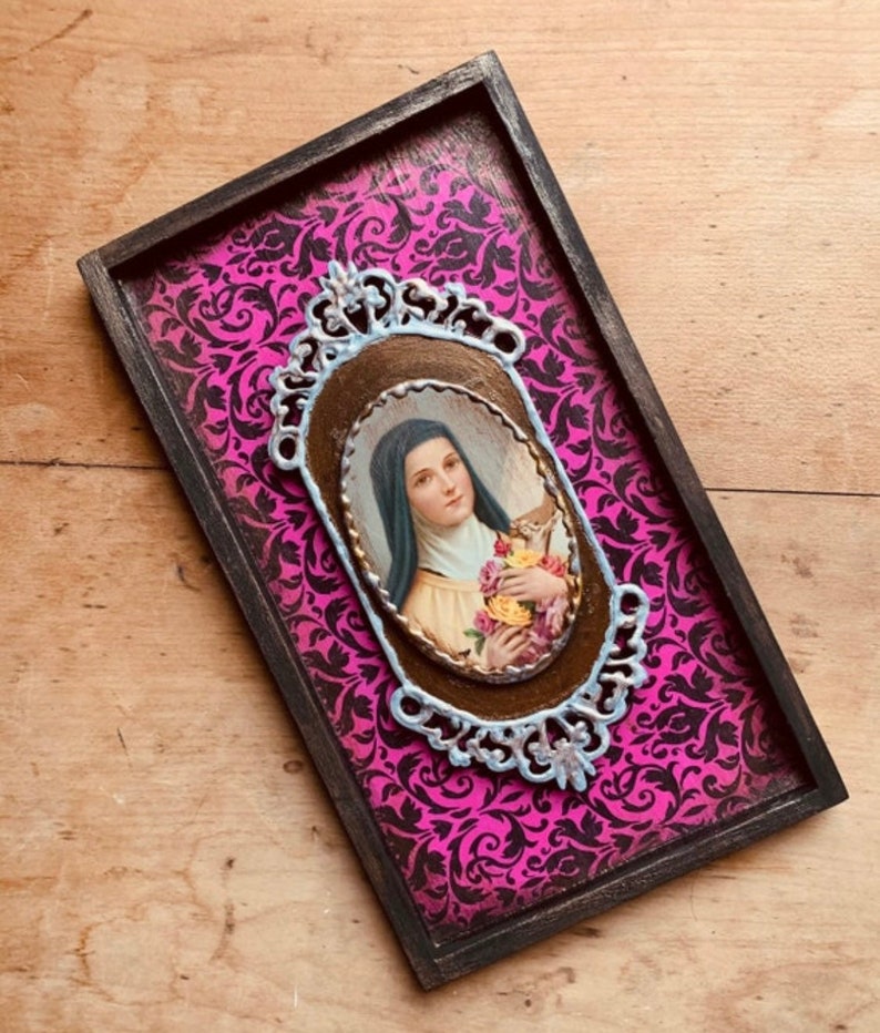 The Little Flower, St Therese of Lisieux, Saint Art, One of a Kind ...