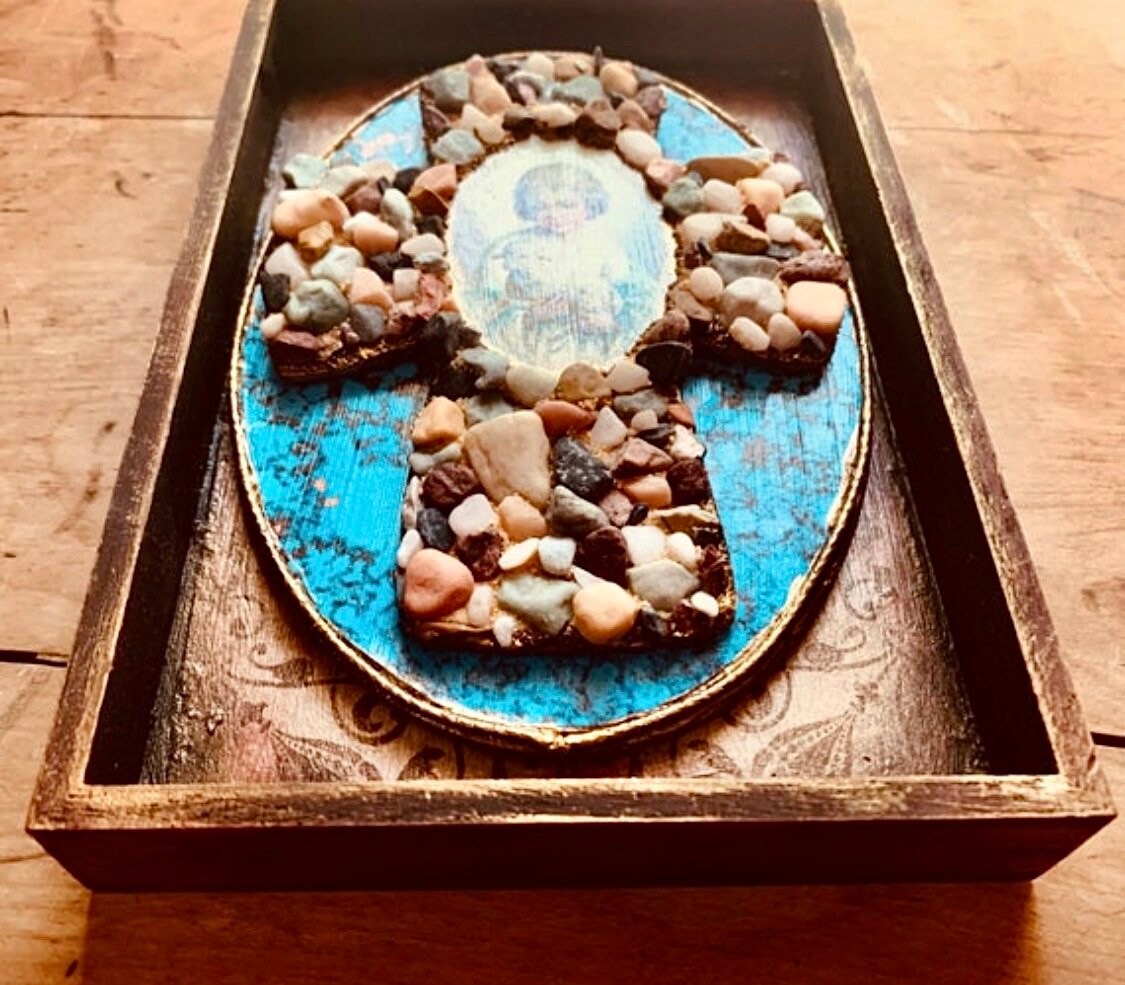 Cross Shadow Box, Wall Cross, Christ Child, Jesus, Religious Art Gift ...