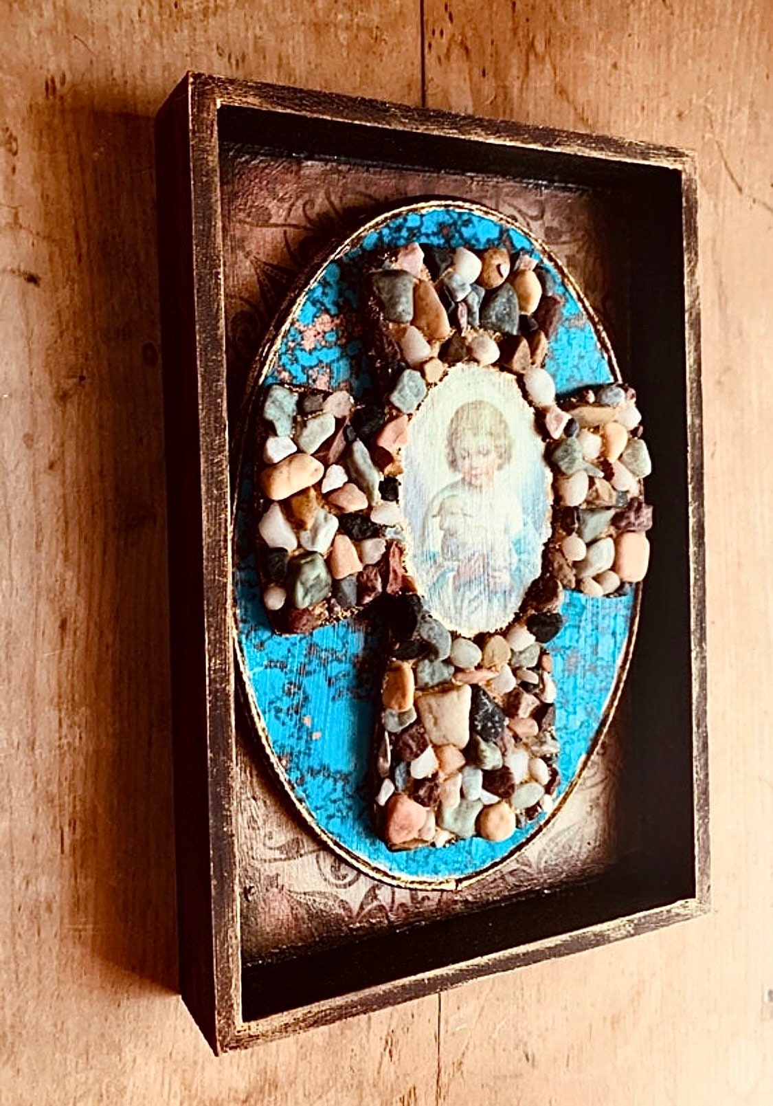 Cross Shadow Box, Wall Cross, Christ Child, Jesus, Religious Gift ...