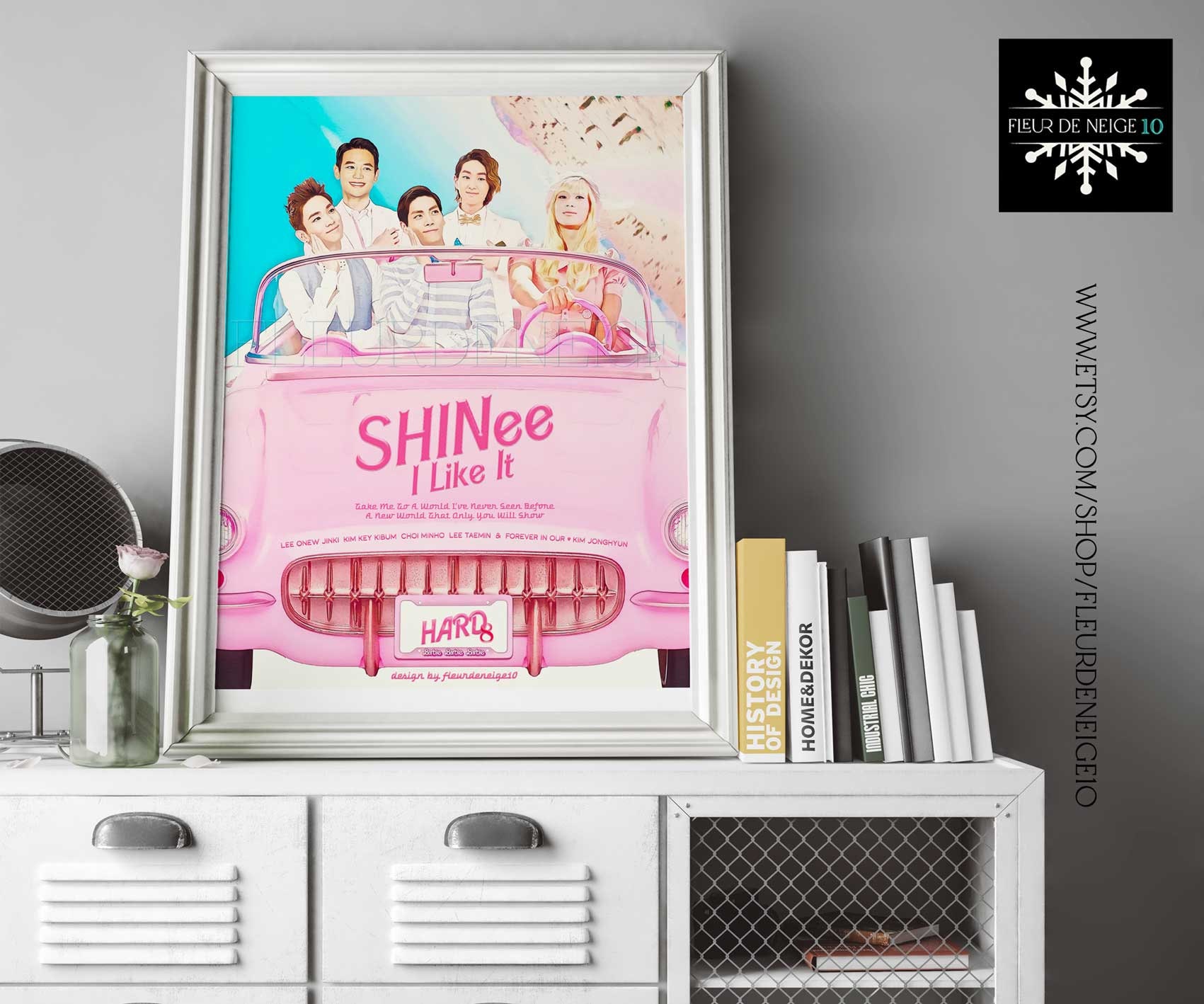 Shinee Kpop Barbie Movie Poster Art Print Watercolor Illustration ...