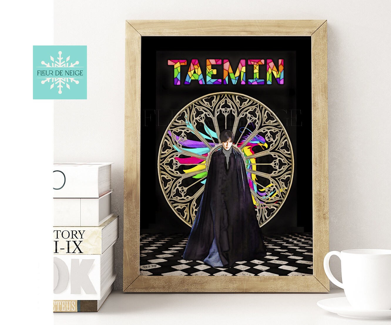 Taemin Shinee Kpop Concept With Gothic Cathedral Aesthetics Art Print ...