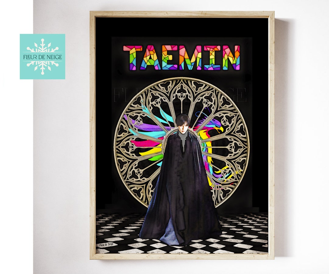 Taemin Shinee Kpop Concept With Gothic Cathedral Aesthetics Art Print ...
